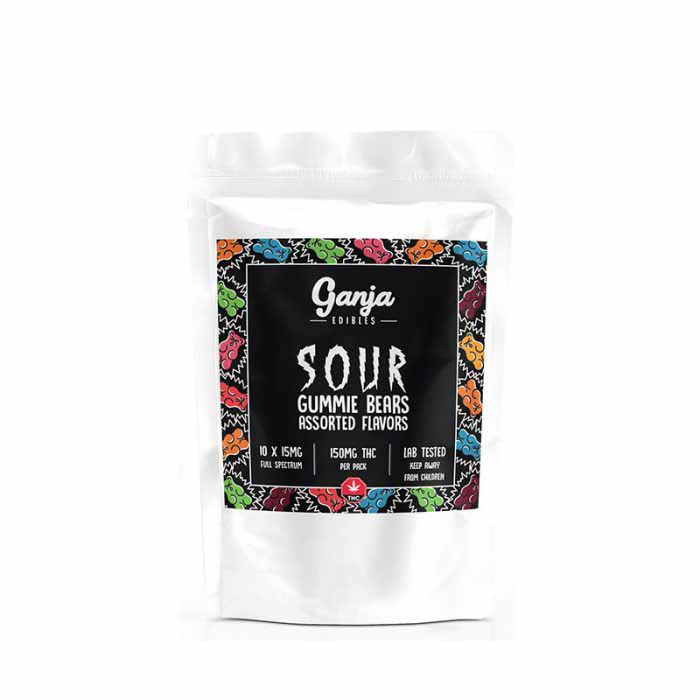 Assorted Sour Gummy Bears | Bulk Buddy | Cannabis Infused Candy
