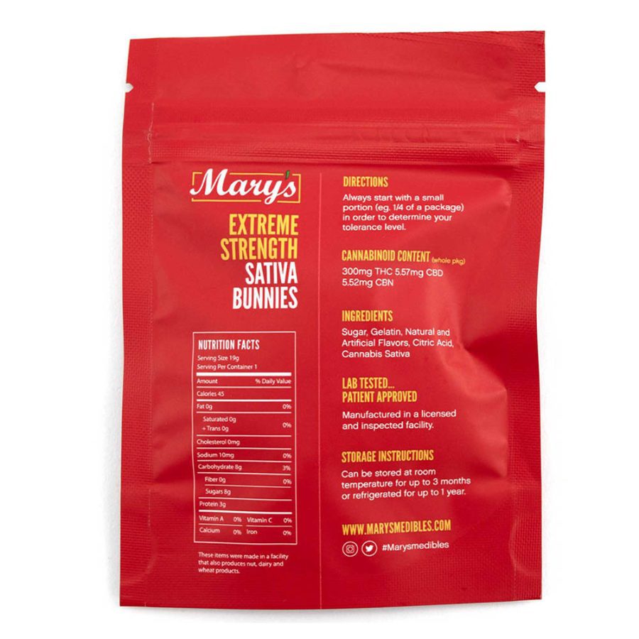 Sativa Bunny Gummies 300mg | Bulk Buddy | Online Dispensary Canada